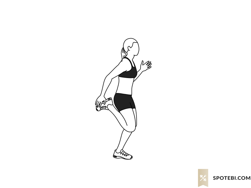 Butt Kicks | Illustrated Exercise Guide Butt Kicks | Illustrated Exercise Guide
