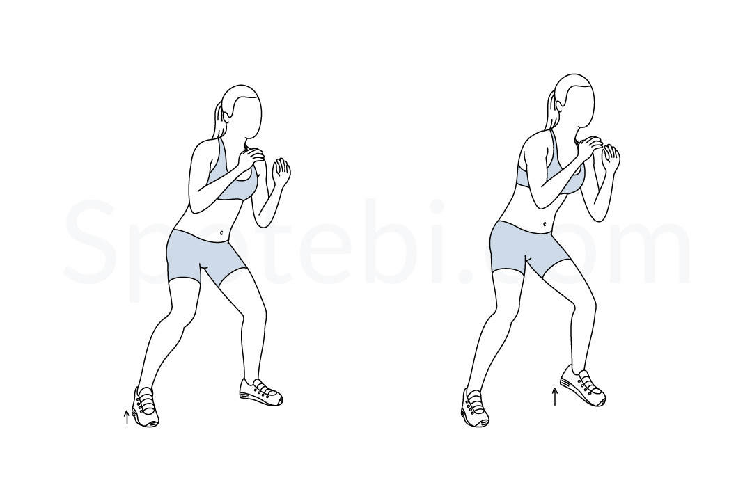 Quick Feet Illustrated Exercise Guide