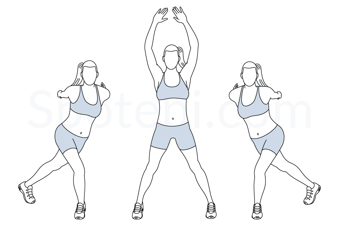 Lateral Step Pull | Illustrated Exercise Guide Lateral Step Pull | Illustrated Exercise Guide